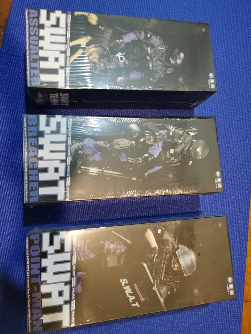 Pattiz Toy Swat Team 1/6 scale Set of 3 collectable figures, Hobbies ...