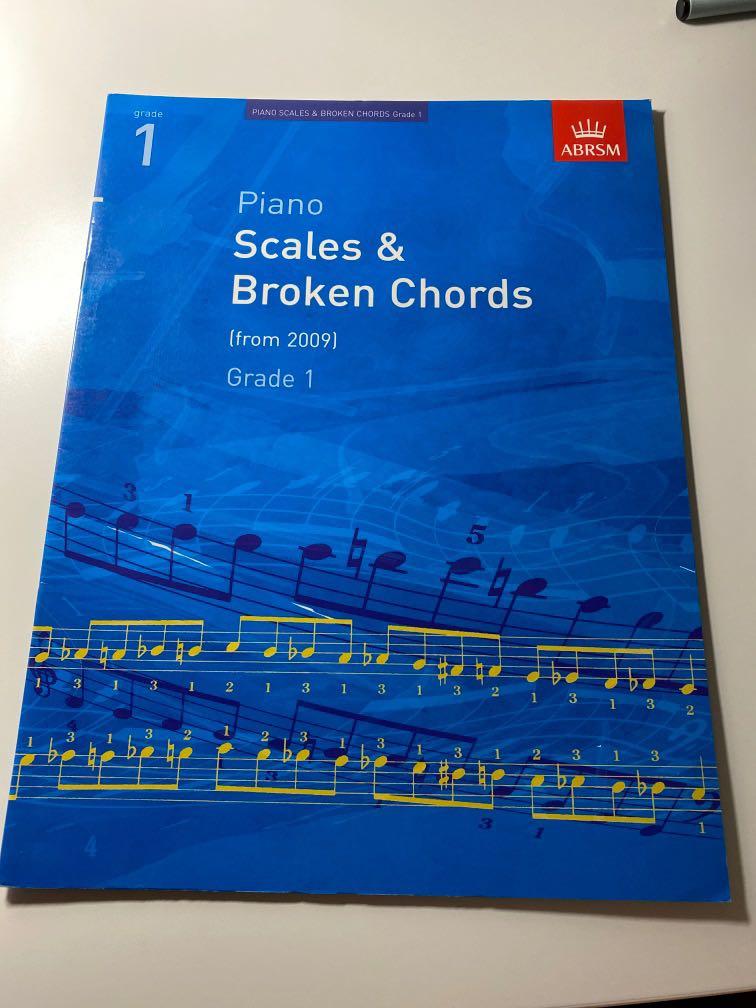 Piano Scales&Broken Chords Grade 1, 興趣及遊戲, 手作＆自家設計, 文具 - Carousell