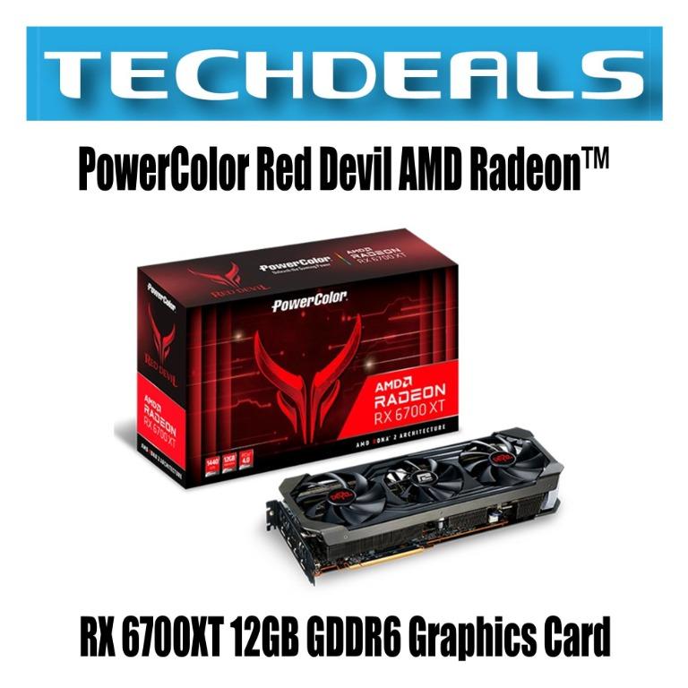 PowerColor Red Devil AMD Radeon™ RX 6700XT 12GB GDDR6 Graphics Card ...