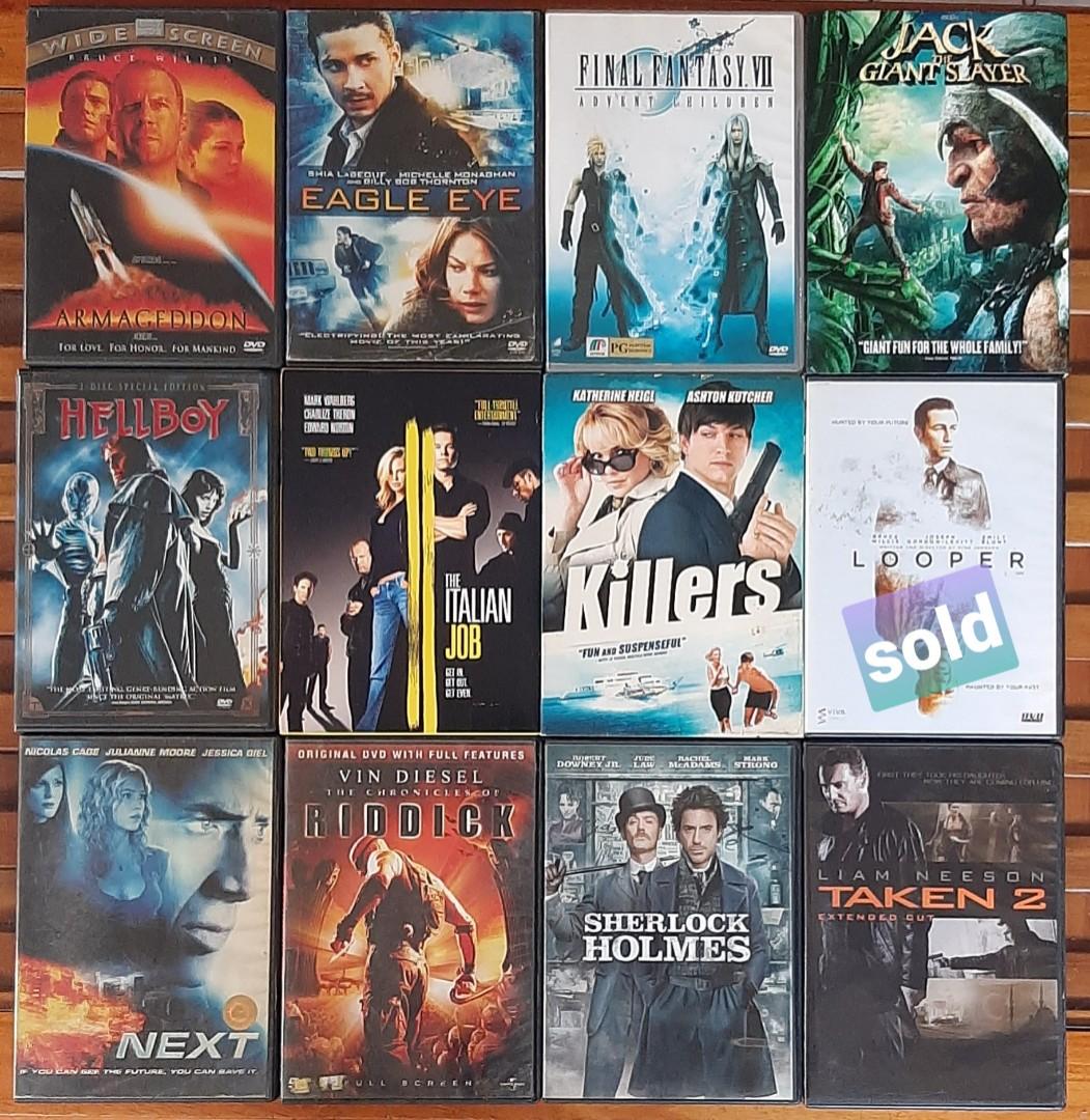 Pre-loved DVD Movies Divergent, Fast & Furious, Hobbit, Jumper, Pirates ...