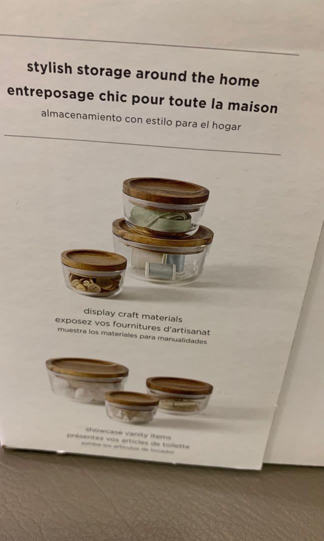 Pyrex with wooden lids, Furniture & Home Living, Kitchenware ...