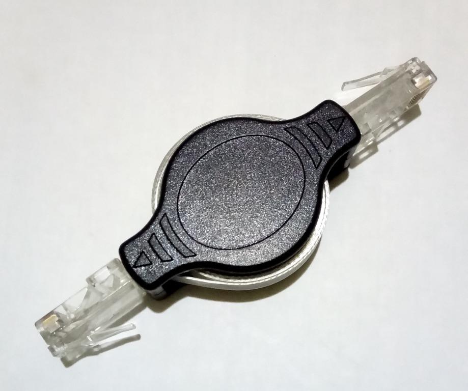 RJ45 Cat5 Retractable Network LAN Cable (145cm), Computers & Tech ...