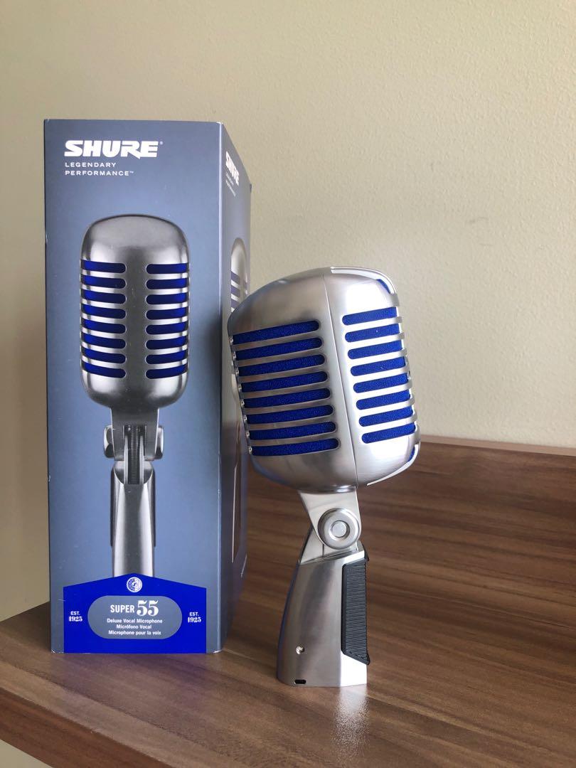 Shure Vintage Mic, Audio, Microphones on Carousell