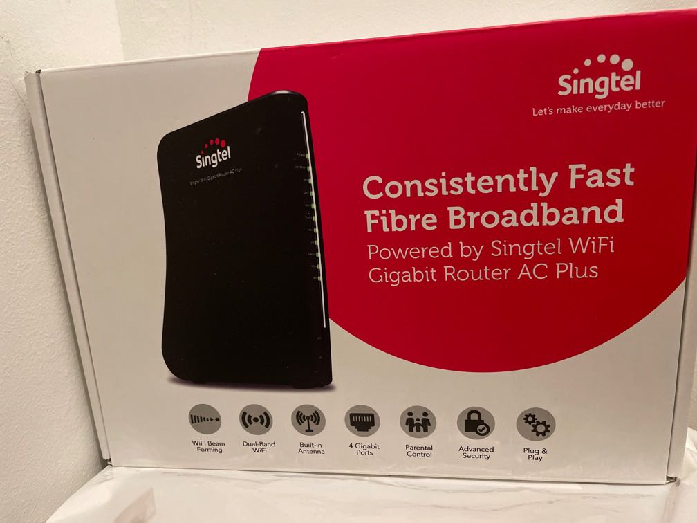 Singtel Fast Fibre Wifi Gigabit Router, Computers & Tech, Parts ...