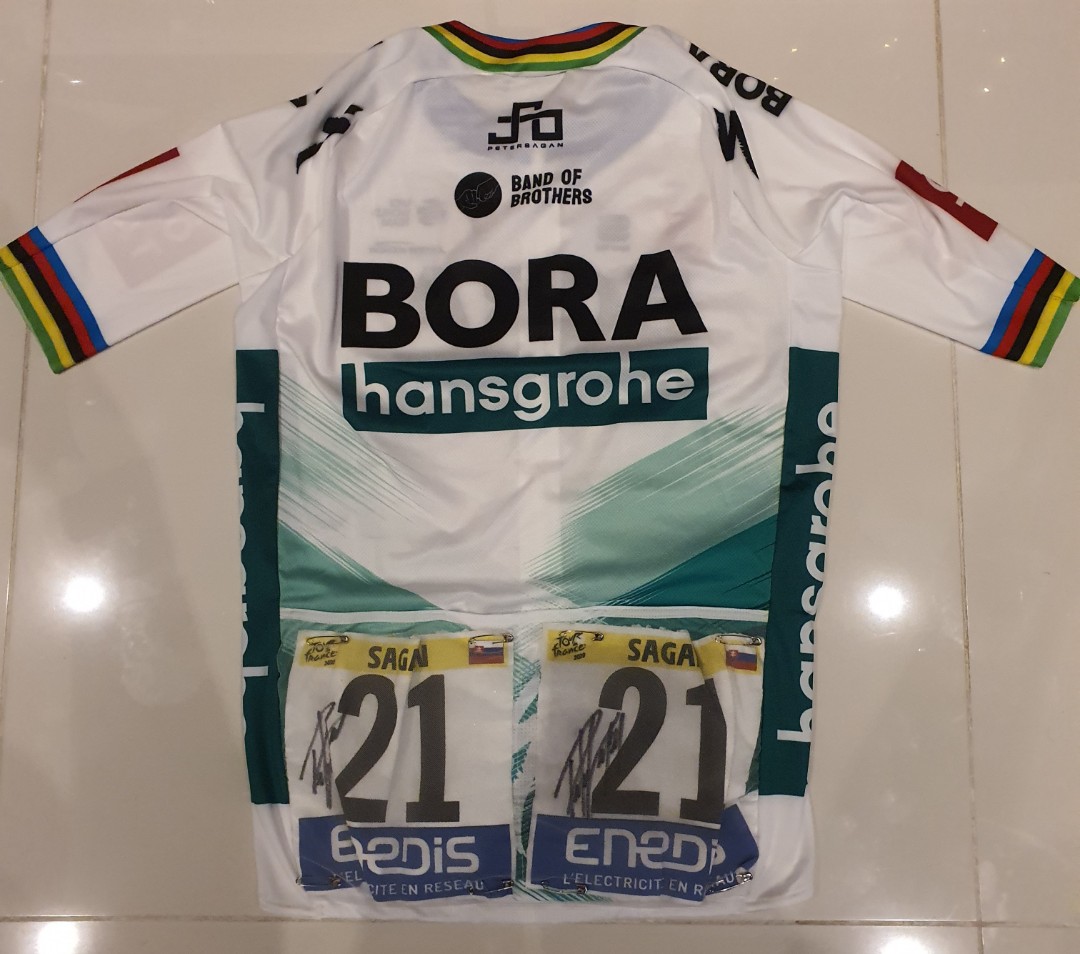 Specialized Peter Sagan worn and signed Tdf jersey w bib number, Sports ...