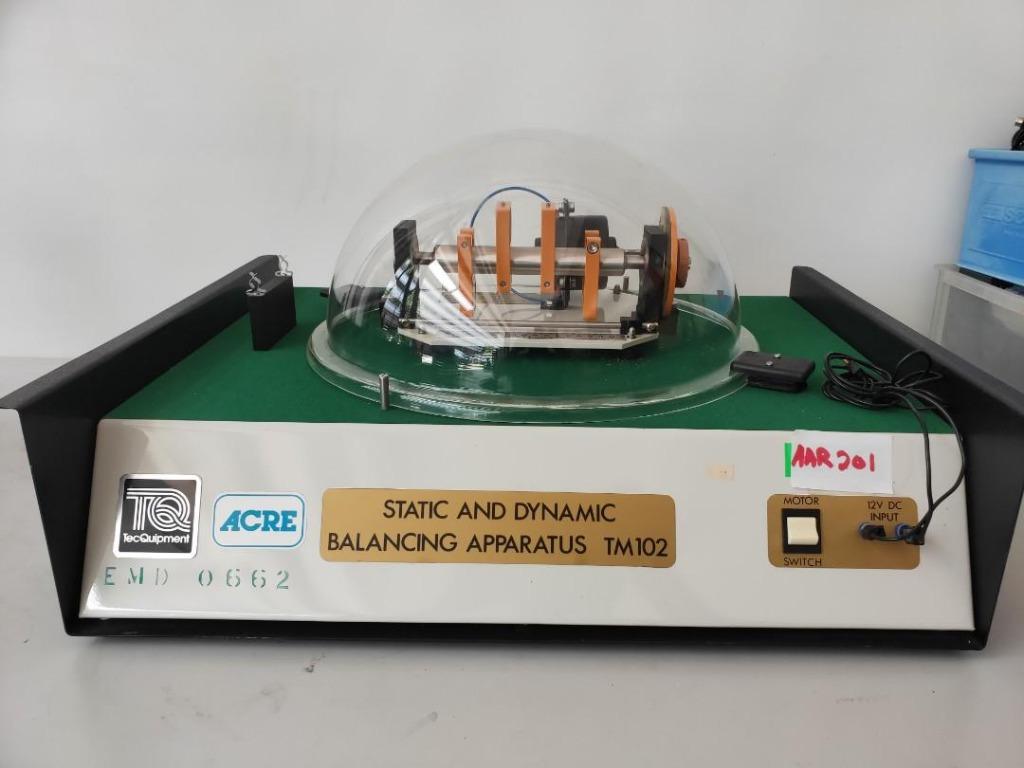 Tec Equipment Static And Dynamic Balancing Apparatus TM102 for sale ...