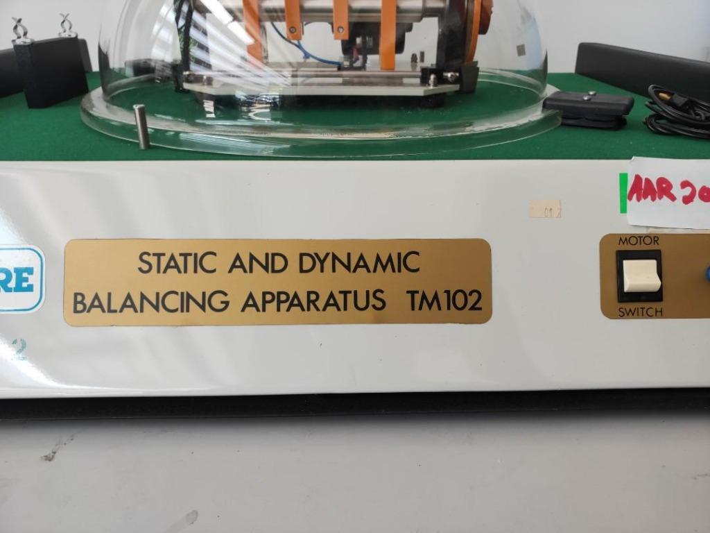 Tec Equipment Static And Dynamic Balancing Apparatus TM102 for sale ...
