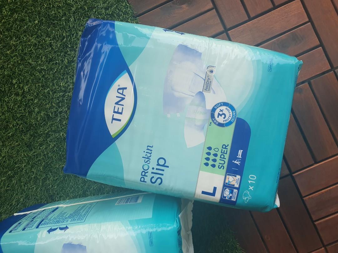 TENA Proskin Slip Super Size L Adult Diaper, Health & Nutrition, Assistive & Rehabilatory Aids ...