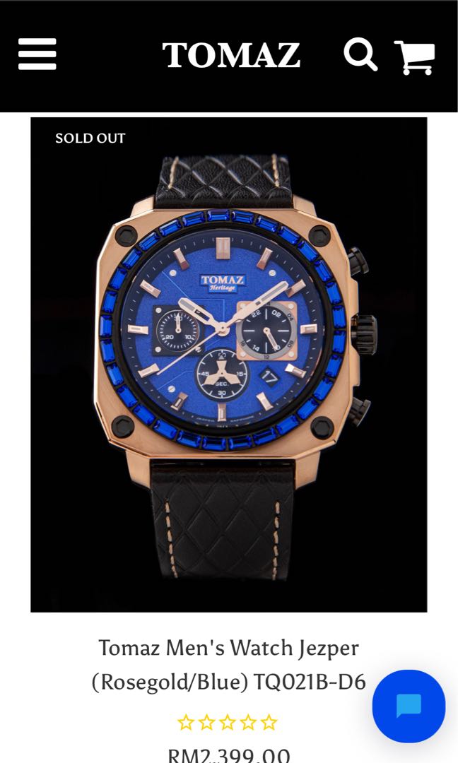 Deepavali Sale!! Tomaz Watch Jezper (Blue), Luxury, Watches on Carousell