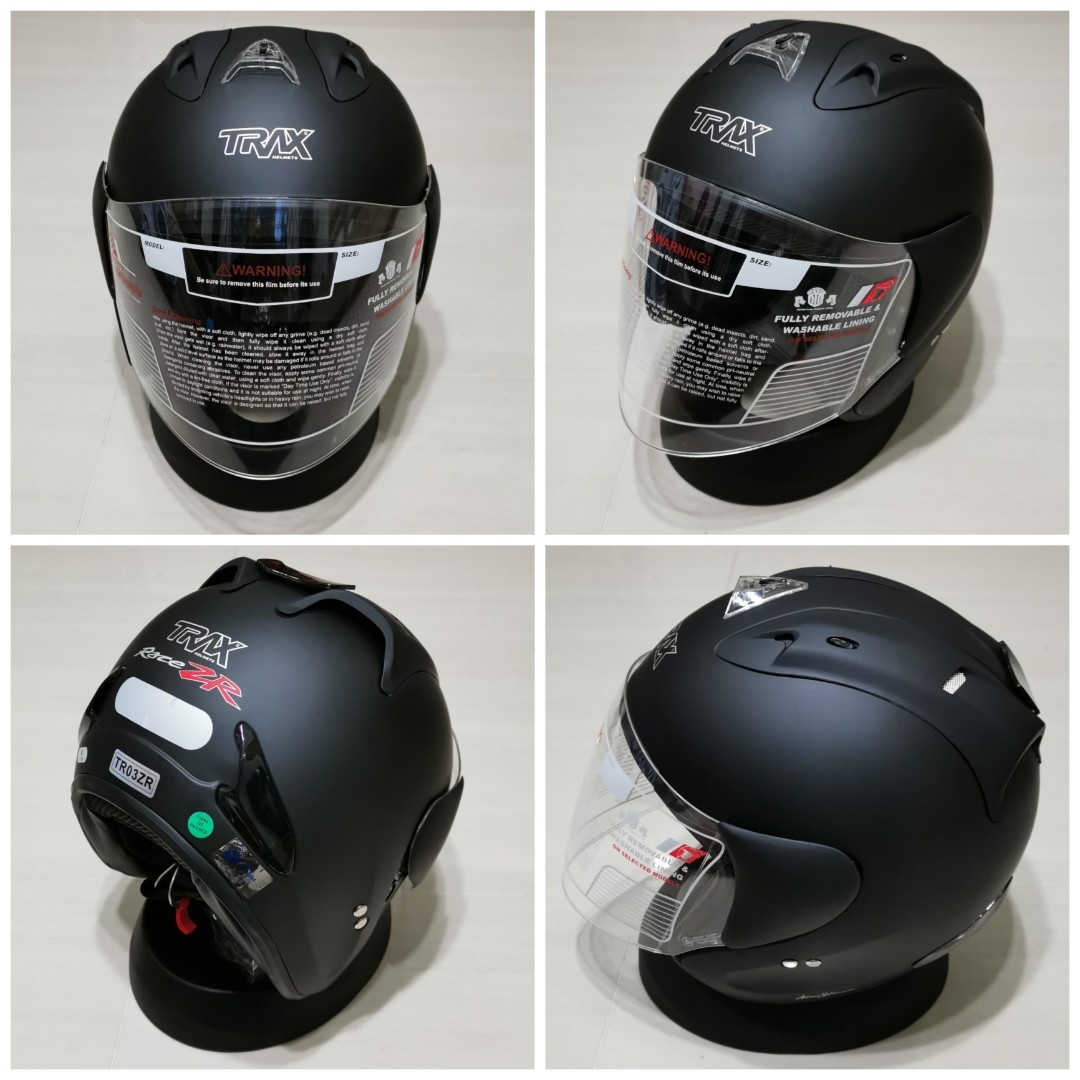 Trax Helmet, Motorcycles, Motorcycle Accessories on Carousell