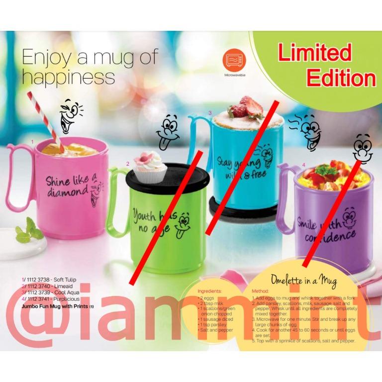 Tupperware 500 ml Microwavable/ Microwave Safe Reheatable Jumbo Mug ...