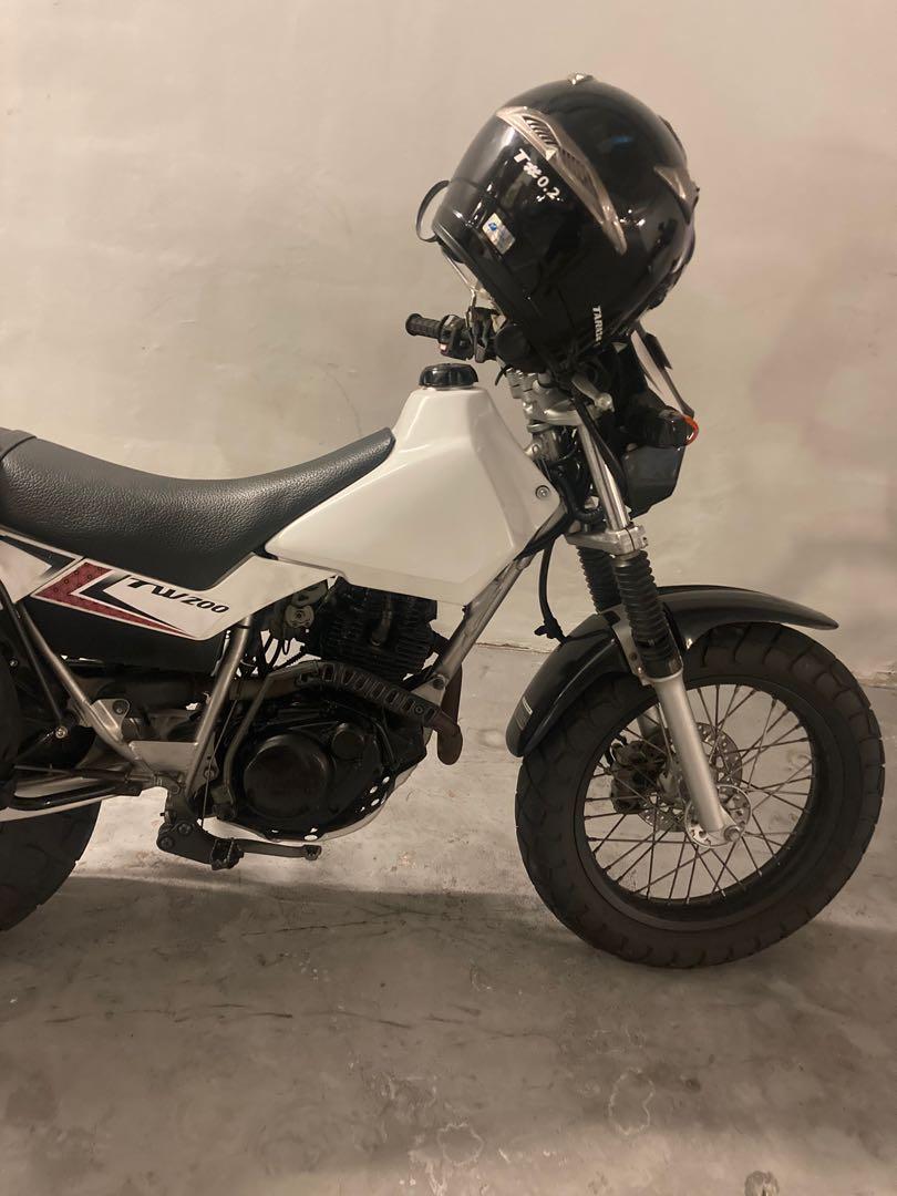 Tw200 Clarke Tank, Motorcycles, Motorcycle Accessories on Carousell