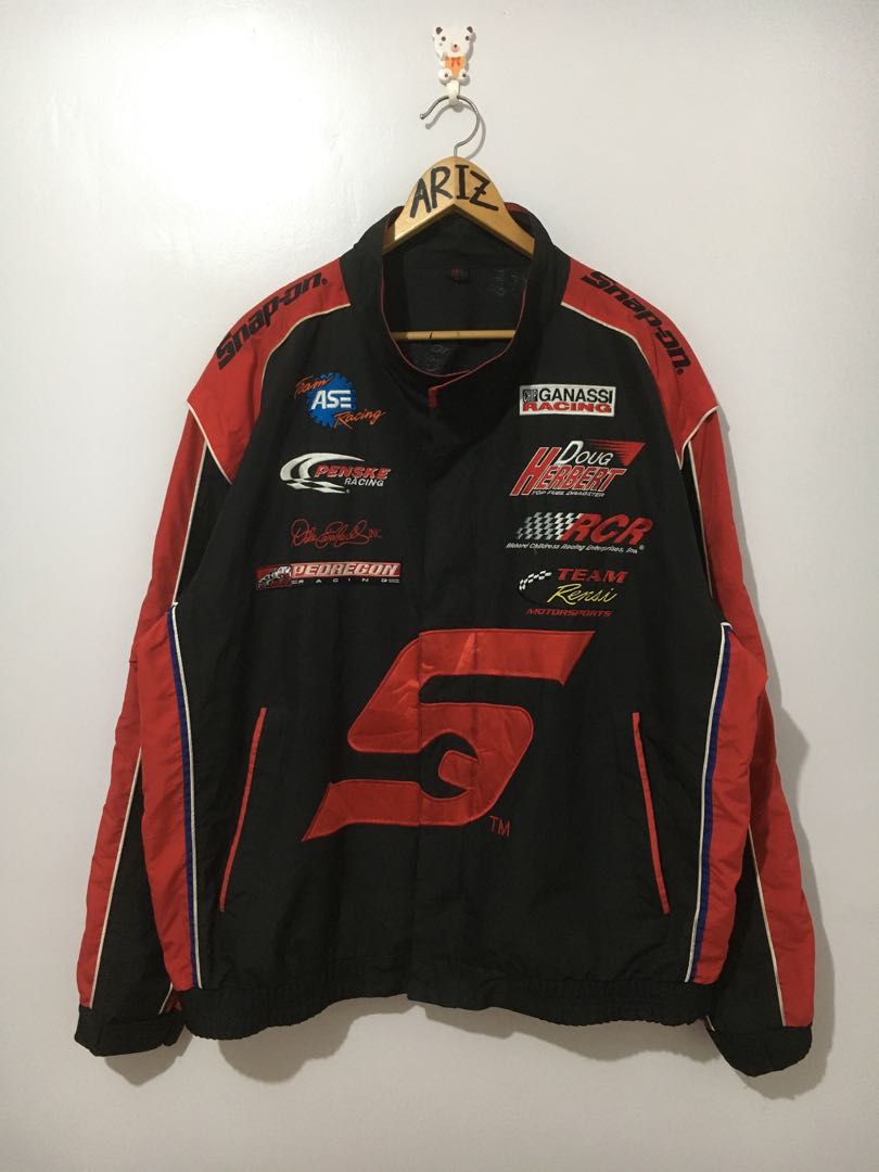 Vintage snap-on racing jacket, Men's Fashion, Coats, Jackets and ...