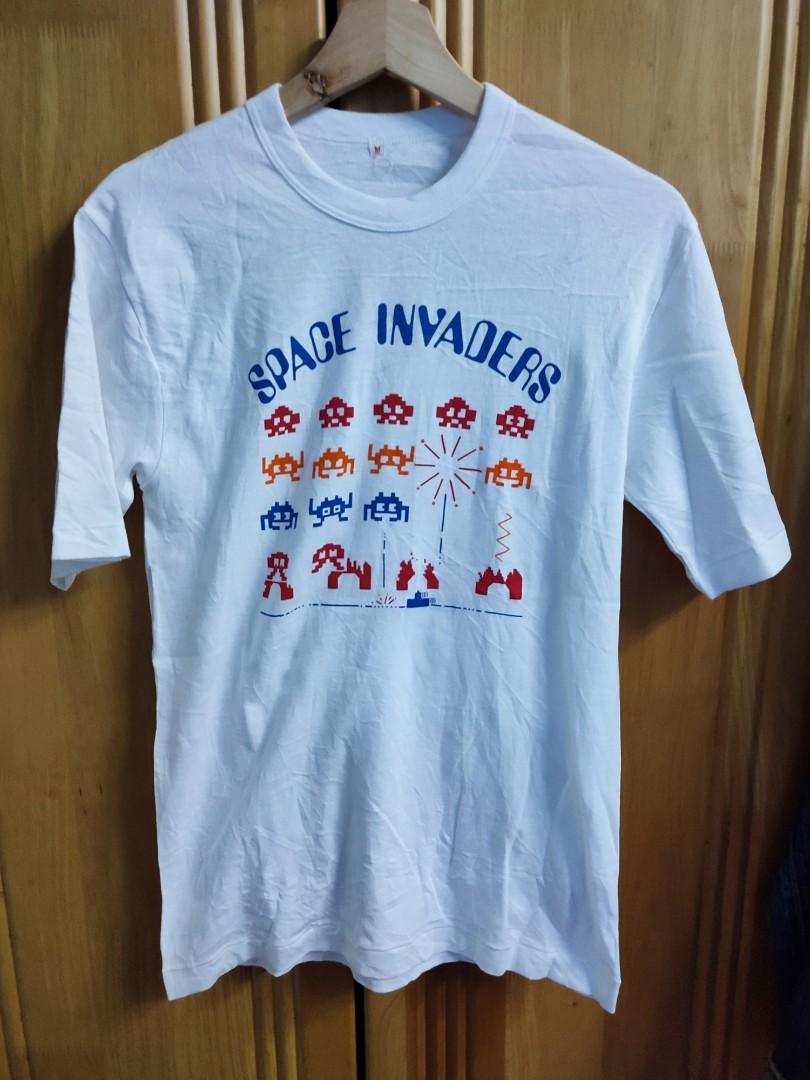 Vintage Space Invaders Game Shirts 80s style pop culture,scifi,retro ...