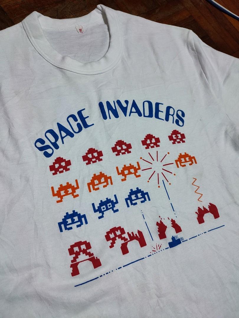 Vintage Space Invaders Game Shirts 80s style pop culture,scifi,retro ...