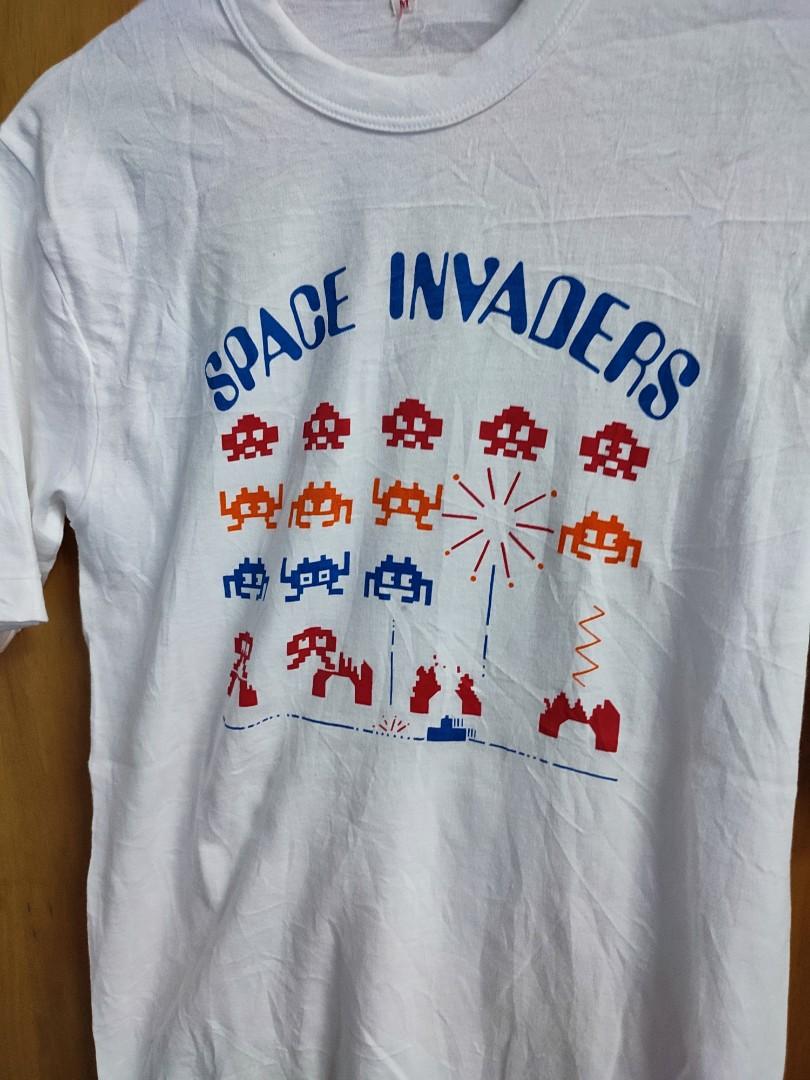 Vintage Space Invaders Game Shirts 80s style pop culture,scifi,retro ...