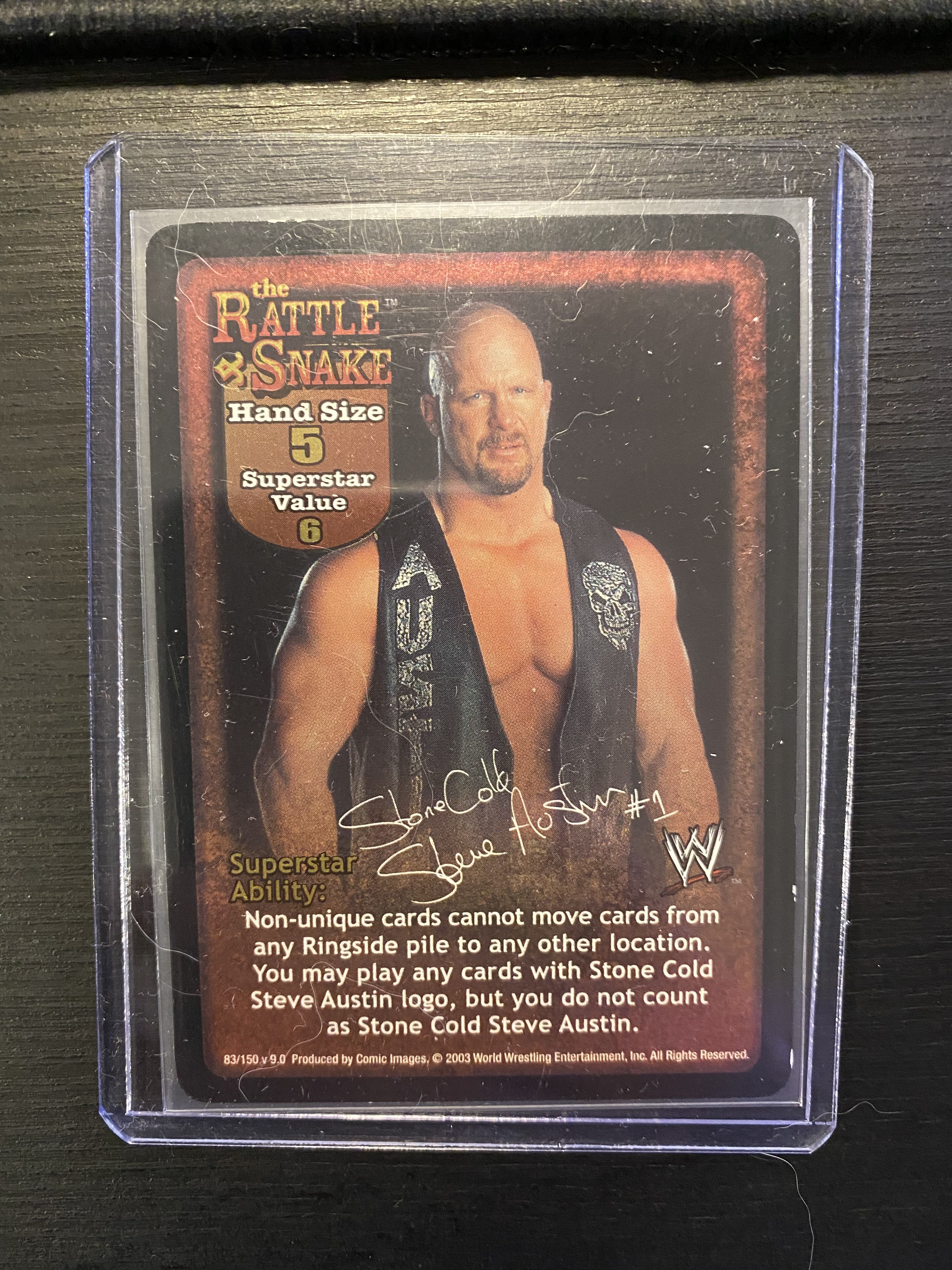 Vintage WWE Stone Cold TCG Holo, Hobbies & Toys, Toys & Games on Carousell