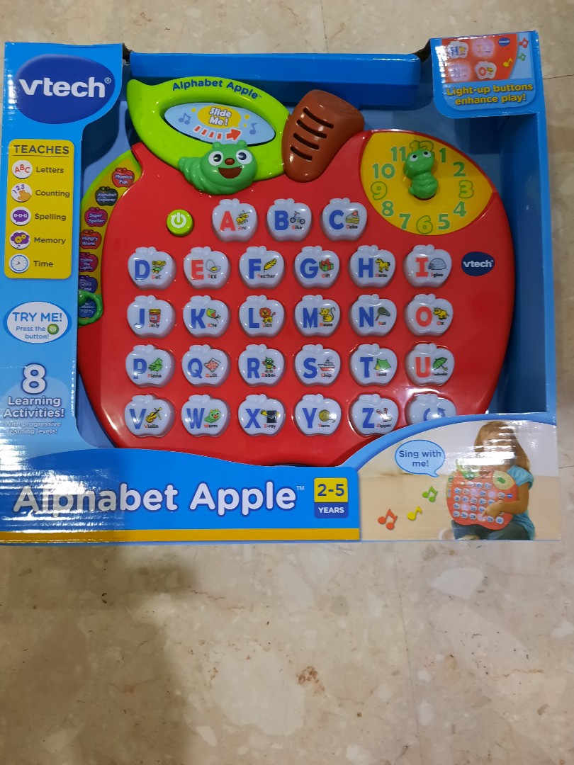 Vtech Alphabet Apple, Babies & Kids, Infant Playtime on Carousell