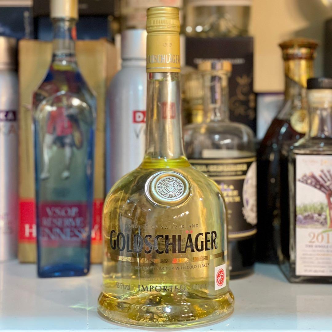 1L Goldschlager Cinnamon Schnapps Liquer liquor 1000ml, Food & Drinks ...