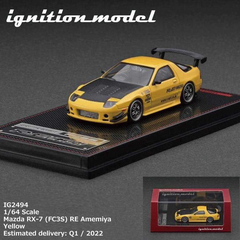 預訂 ig ignition model 1:64 preorder Nissan gt-r Mazda rx-7, 興趣及遊戲, 收藏品及 ...