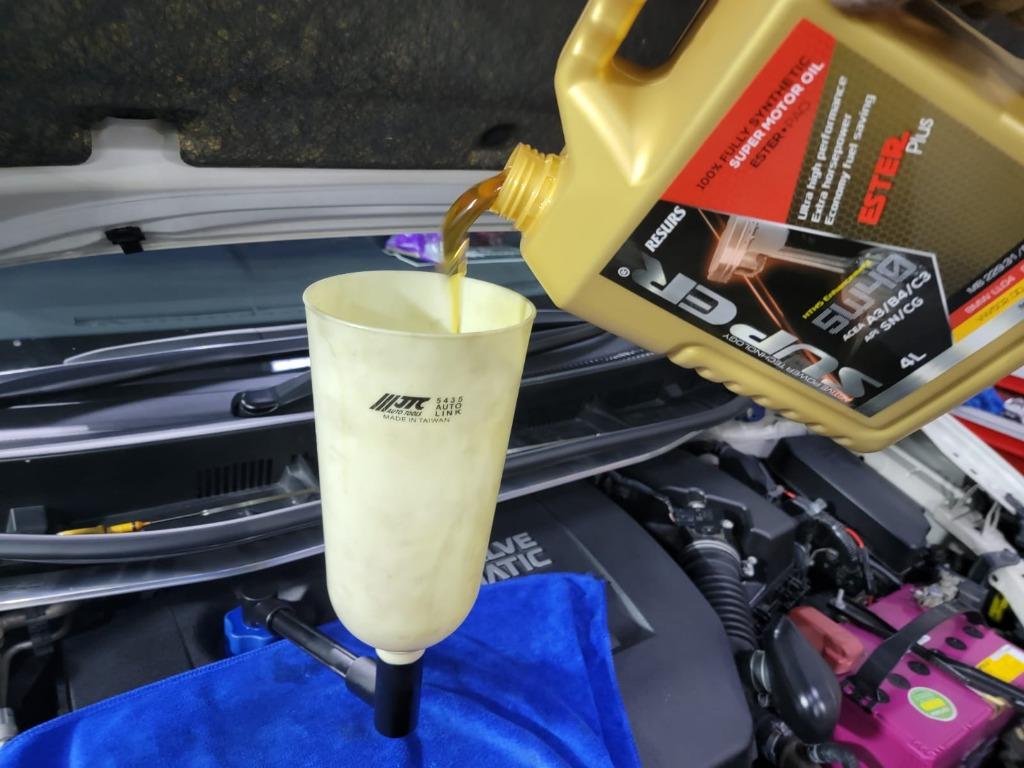 【火炭】豐田 Toyota Wish 換引擎修復偈油 Engine Restore Motor Oil Change, 汽車配件, 其他 ...