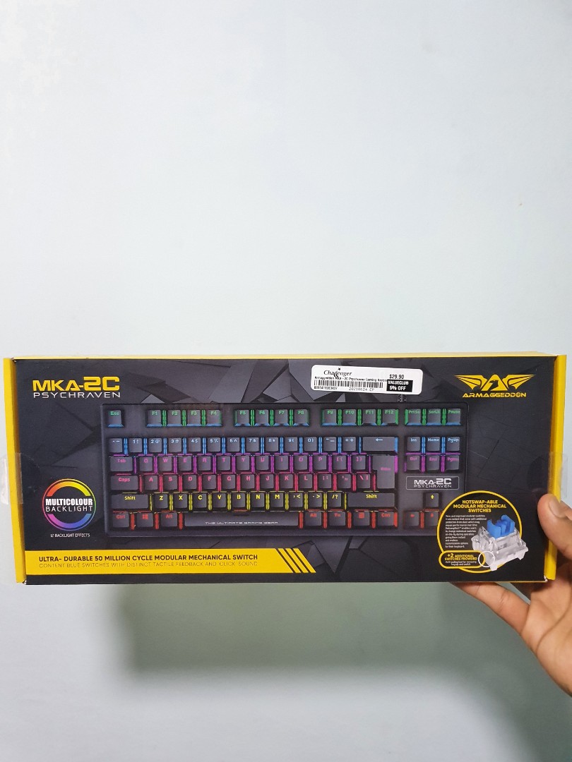 Armaggeddon MKA 2C Psychraven Gaming Keyboard, Computers & Tech, Parts ...