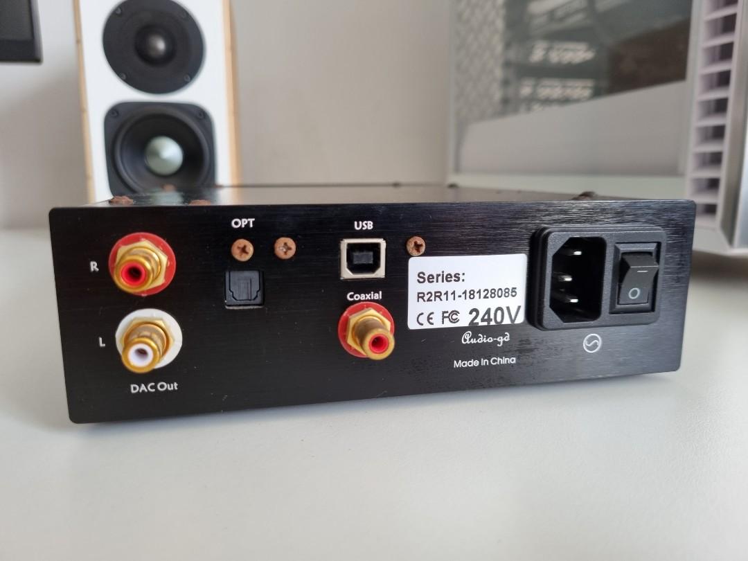 Audio-Gd R2R 11 Single Ended Discrete Ladder Headphone amp / DAC, Audio ...