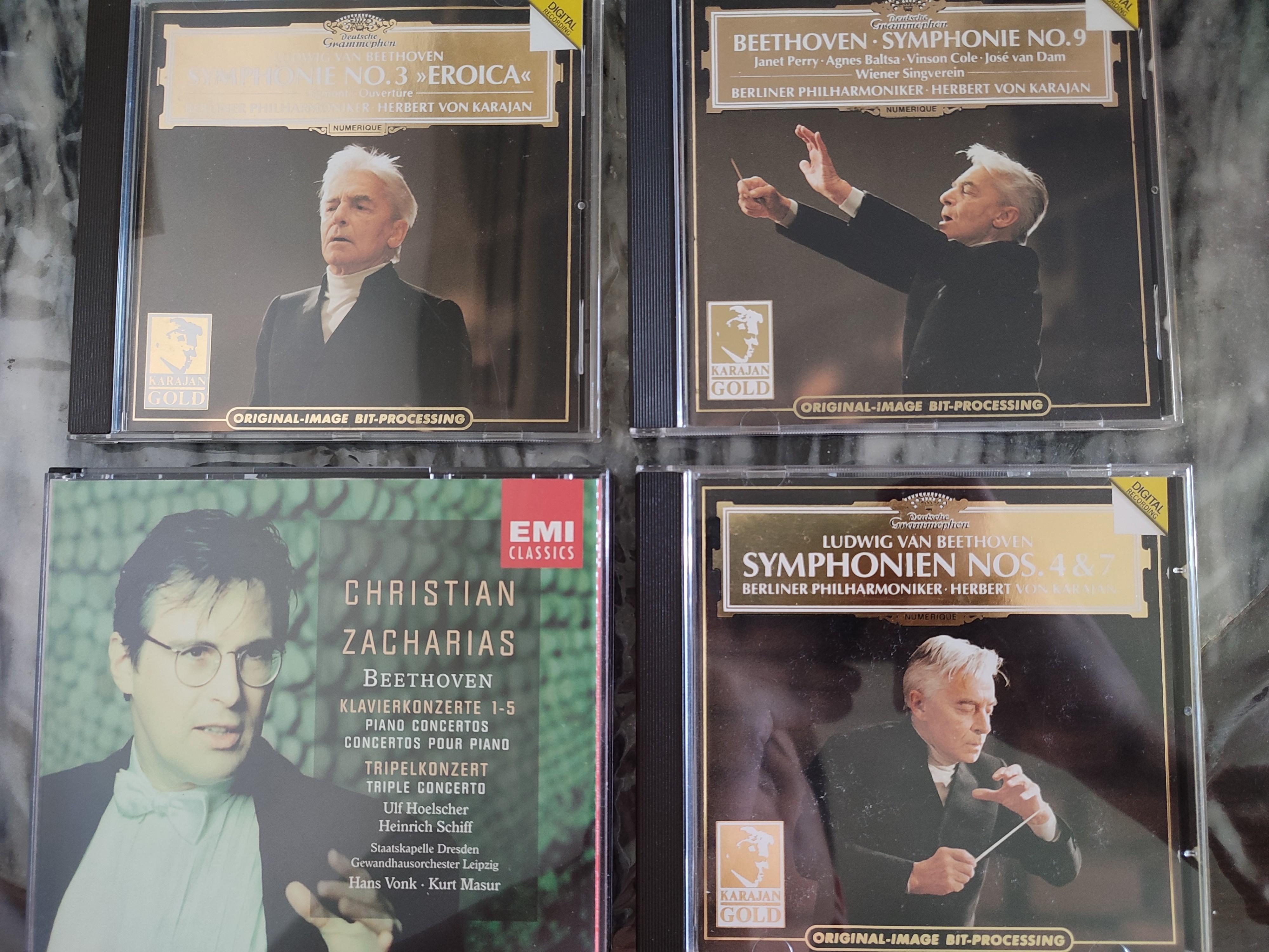 Beethoven classical music CDs. Symphonies piano concertos, Hobbies ...