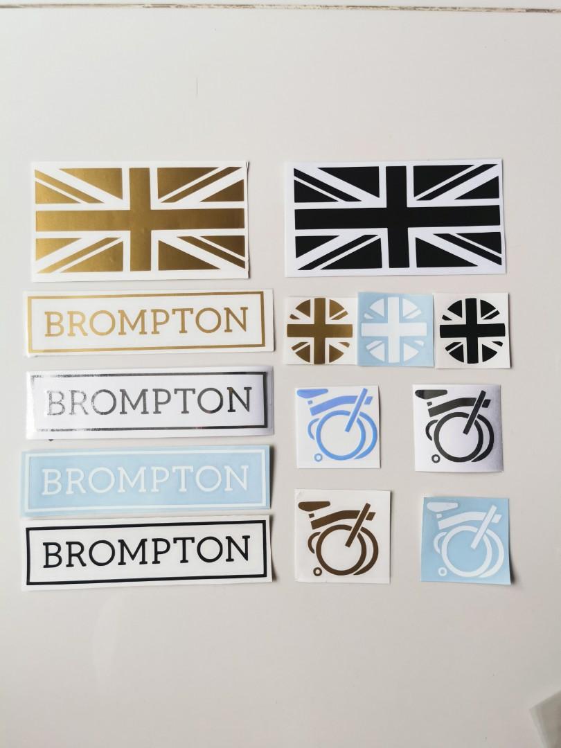 Brompton decal, Sports Equipment, Bicycles & Parts, Parts & Accessories ...