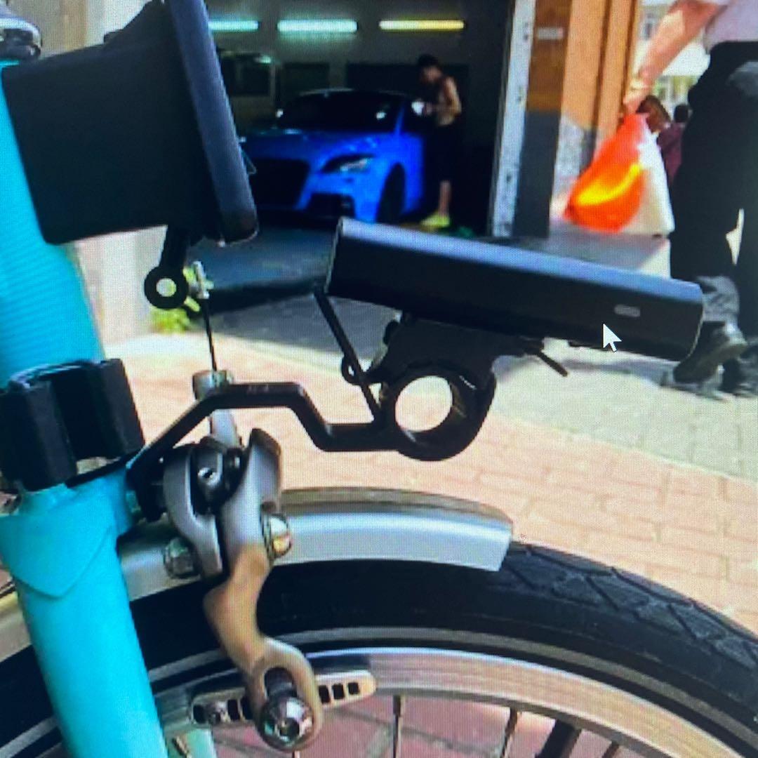 Brompton light mount (3D printed), Sports Equipment, Bicycles & Parts ...