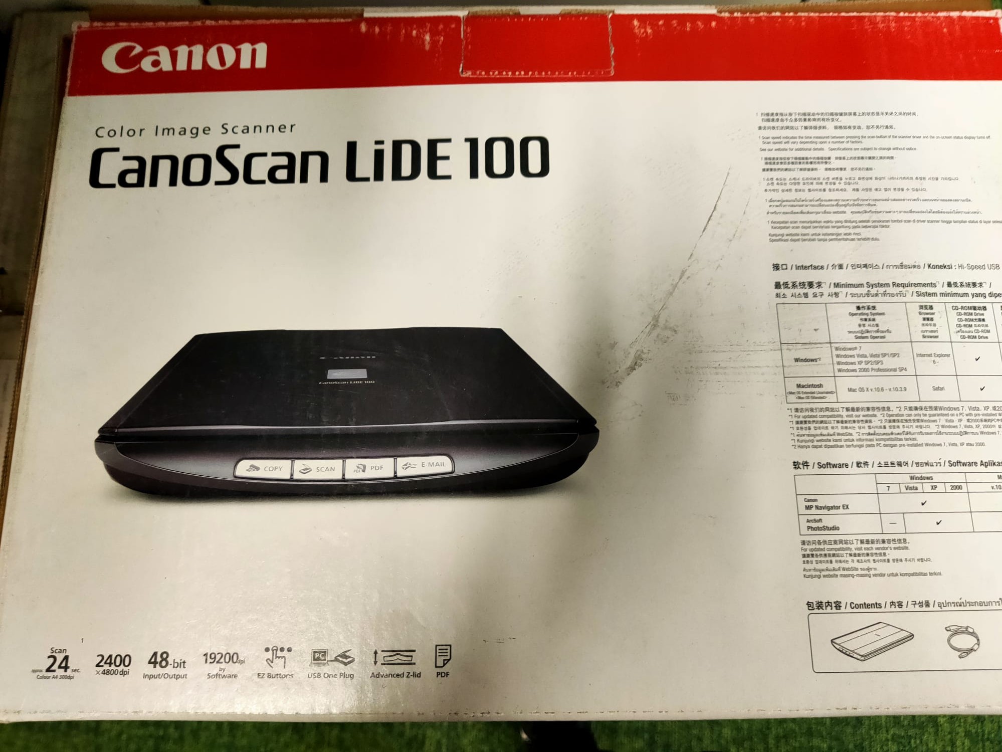 Canon CanoScan LiDE 100, Computers & Tech, Printers, Scanners & Copiers ...