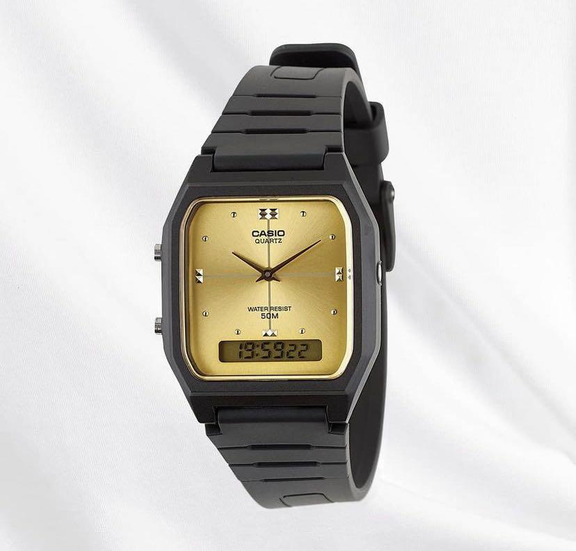 Casio AW48 Classic Analog Digital Quartz Watch AW48HE-9A Dual Time ...