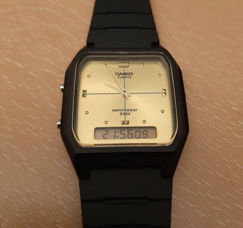 Casio AW48 Classic Analog Digital Quartz Watch AW48HE-9A Dual Time ...