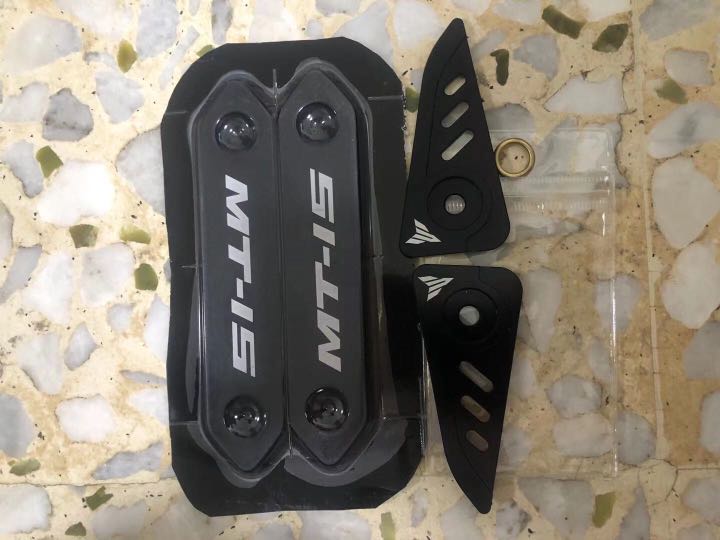 CNC SIDE AND BOTTOM COVER YAMAHA MT-15, Motorcycles, Motorcycle ...