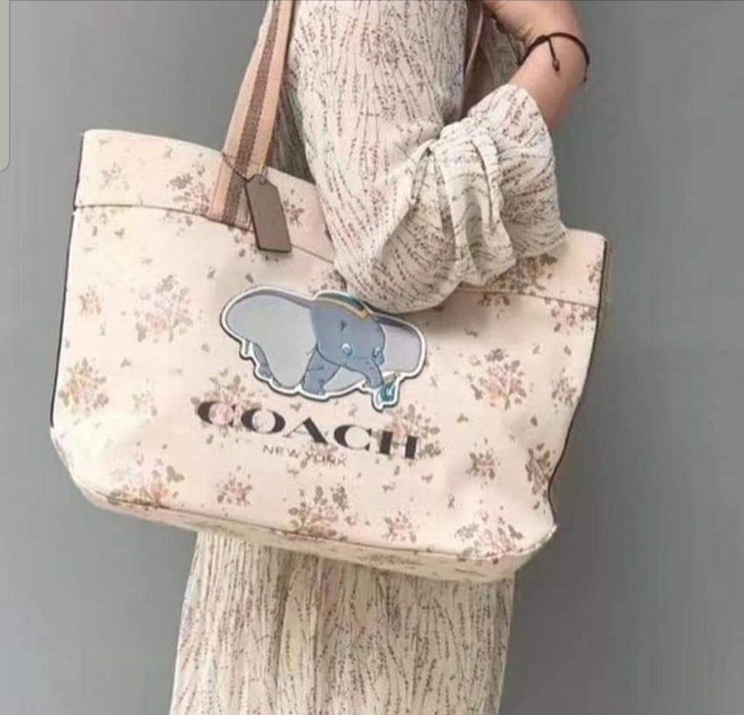 COACH x Disney Dumbo tote bag, Women's Fashion, Bags & Wallets, Tote ...