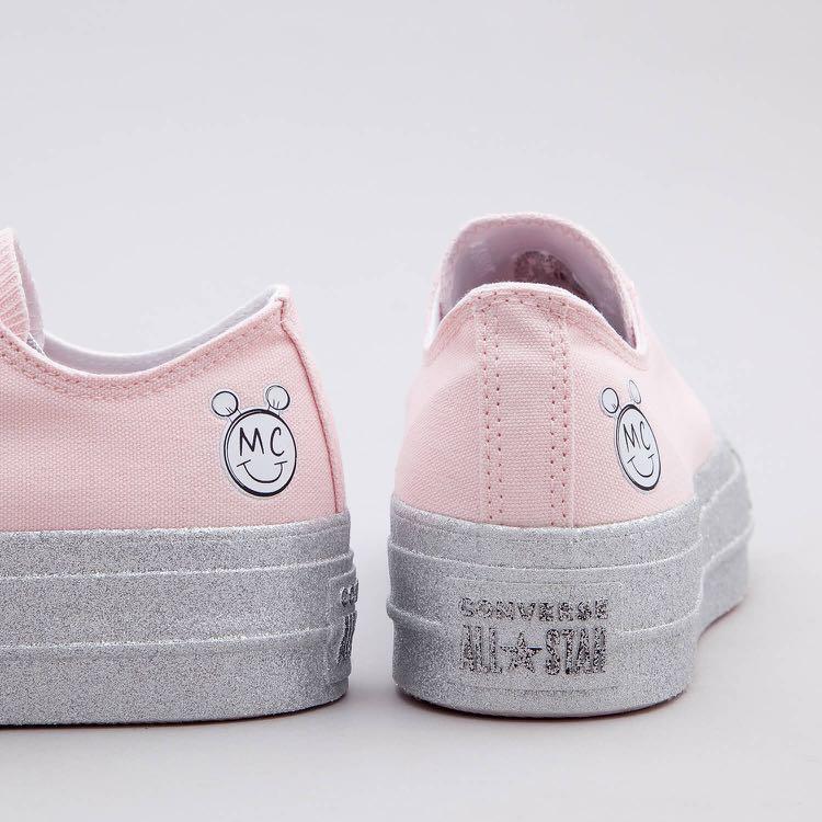 Converse x Miley Cyrus Chuck Taylor All Star Lift Low, Women's Fashion ...