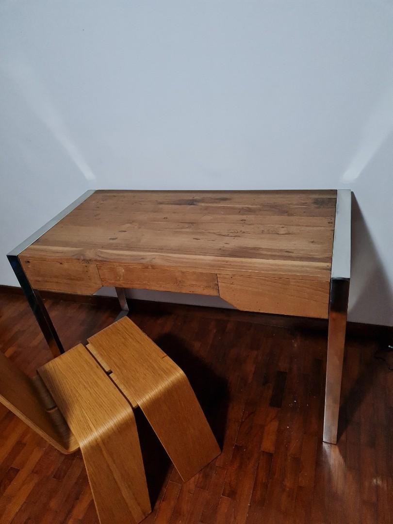 Custom Hand made Study Table and Chair, Furniture & Home Living ...