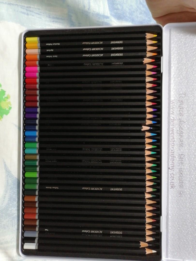 Derwent academy 36 colour color pencil pencils, Hobbies & Toys, Stationery & Craft, Craft ...