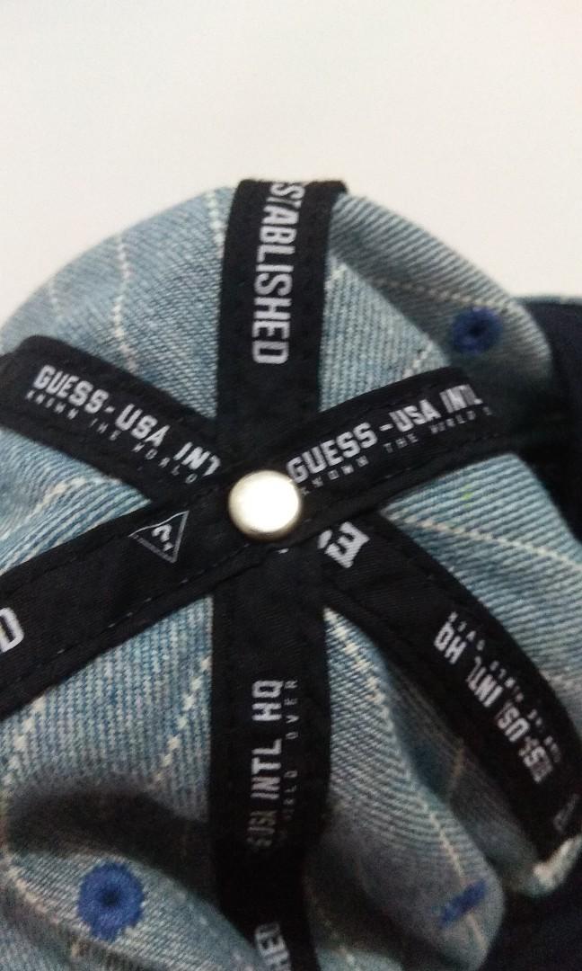 Guess vintage cap, Fesyen Pria, Aksesoris, Topi di Carousell
