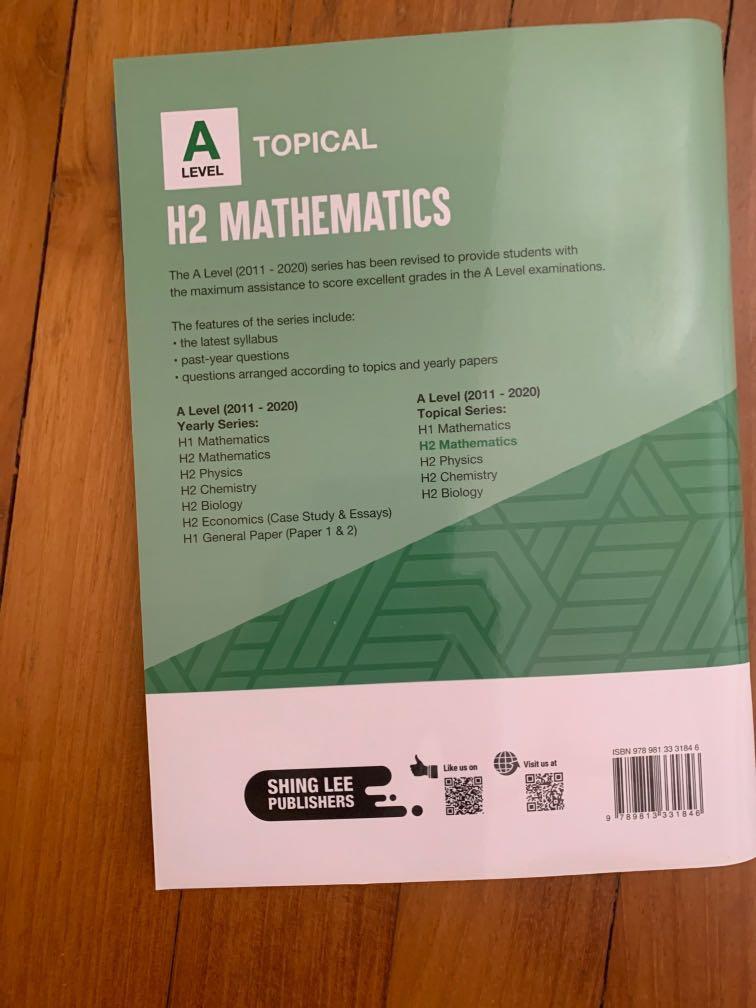 H2 Math A level topical edition, Hobbies & Toys, Books & Magazines ...