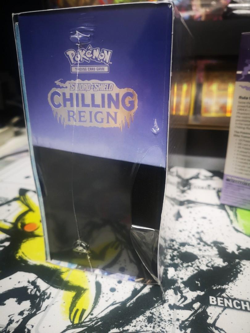 Set of US Pokemon Center Exclusive Chilling Reign Elite Trainer Boxes ...