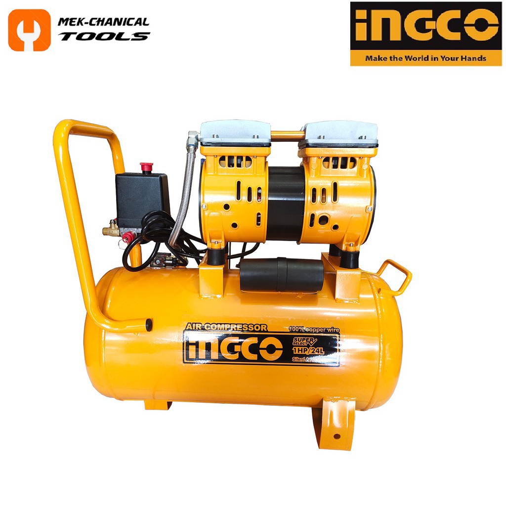 Ingco Silent and Oil Free Air Compressor 1HP (ACS175241P), Commercial ...