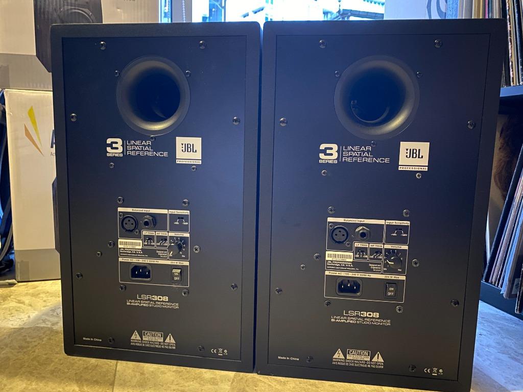 JBL LSR 308 Studio Monitors (pair), Audio, Soundbars, Speakers ...