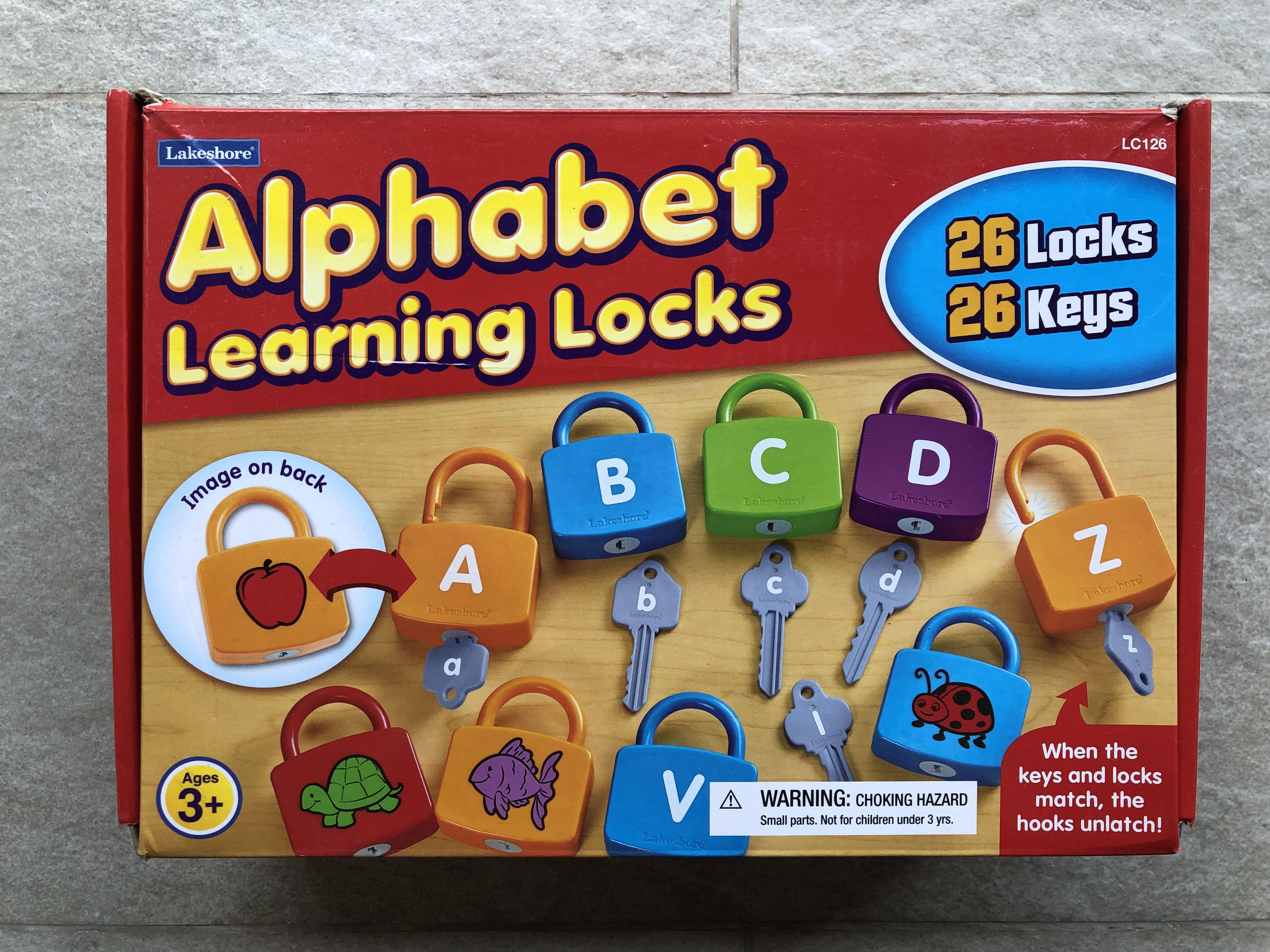 Lakeshore Alphabet Learning Locks, Hobbies & Toys, Toys & Games on ...