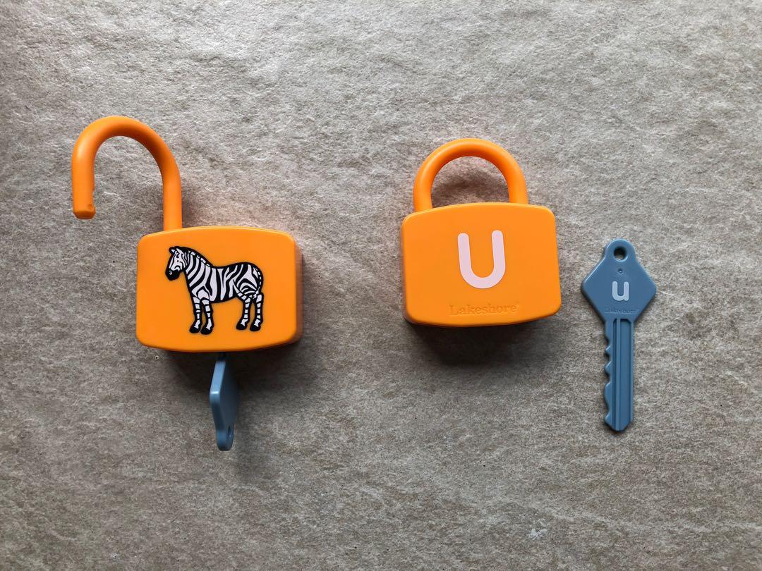 Lakeshore Alphabet Learning Locks, Hobbies & Toys, Toys & Games on ...