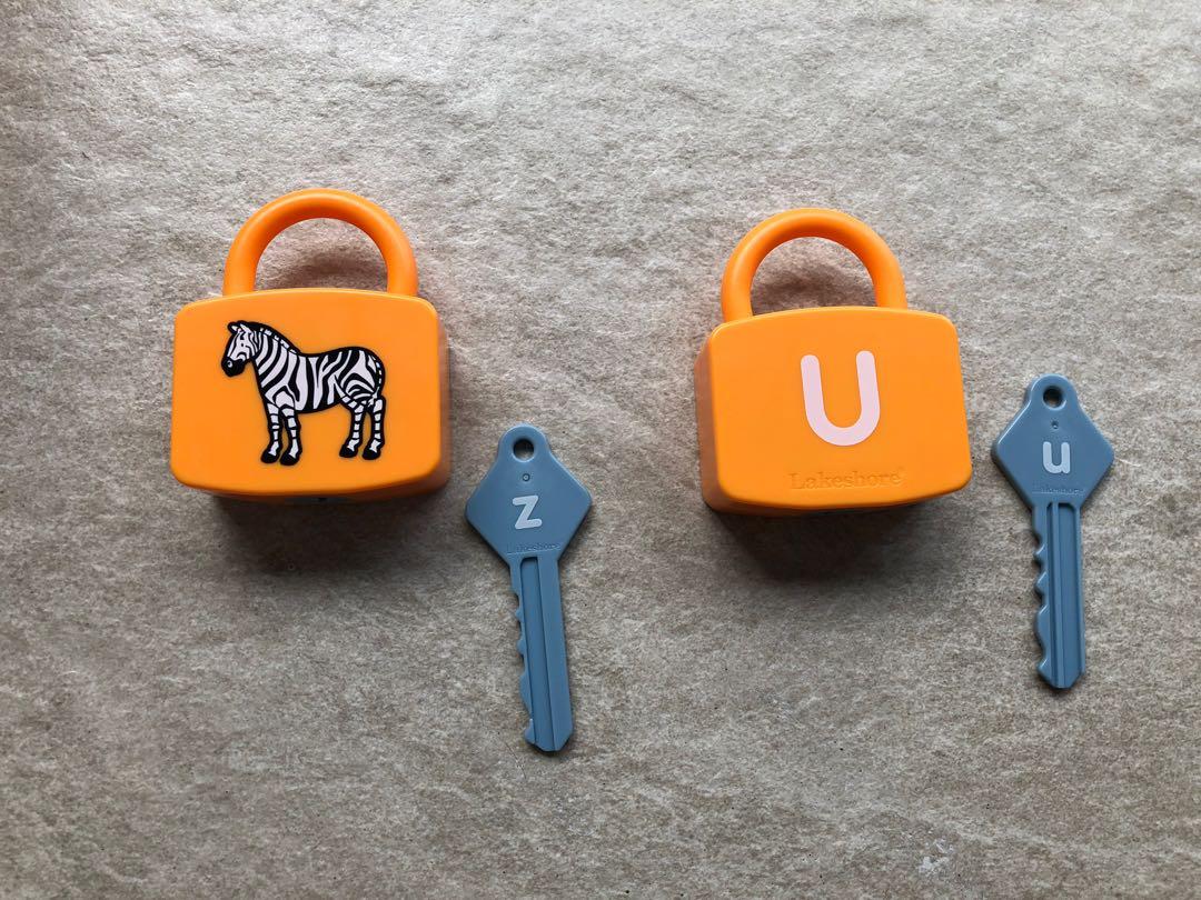 Lakeshore Alphabet Learning Locks, Hobbies & Toys, Toys & Games on ...