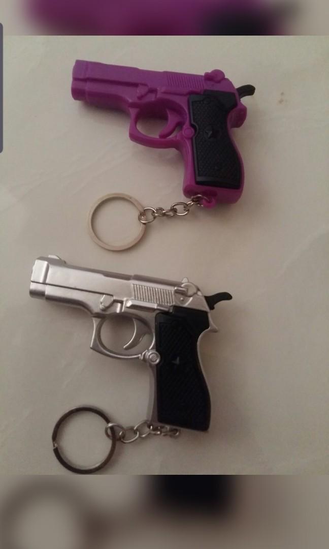 Laser Gun Keychain, Hobbies & Toys, Toys & Games on Carousell