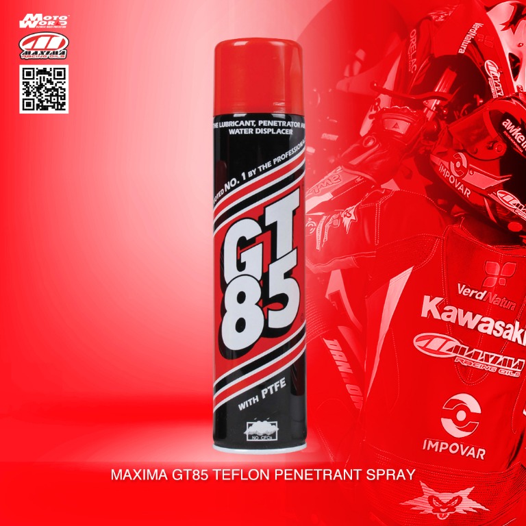 GT85 Teflon Penetrant Spray with PTFE (Multi-Use) 200ml by Maxima ...