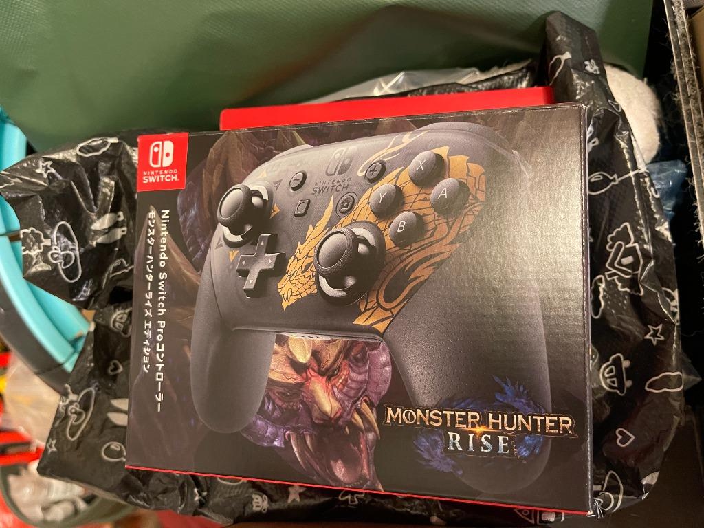 MHR Monster Hunter Switch Pro Controller 行貨, 電子遊戲, 遊戲機配件, 手掣 - Carousell