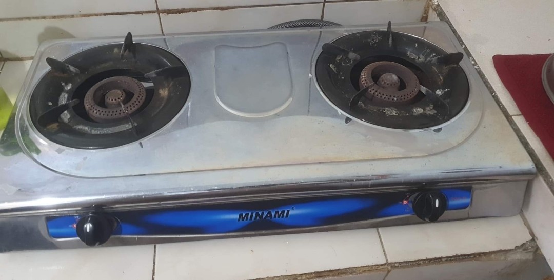 Minami Double Gas Stove, Furniture & Home Living, Bathroom & Kitchen ...